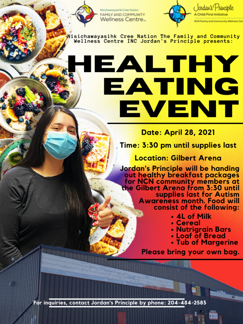 Jordan's Principle Autism Awareness Month, Healthy Eating Event - NCN ...